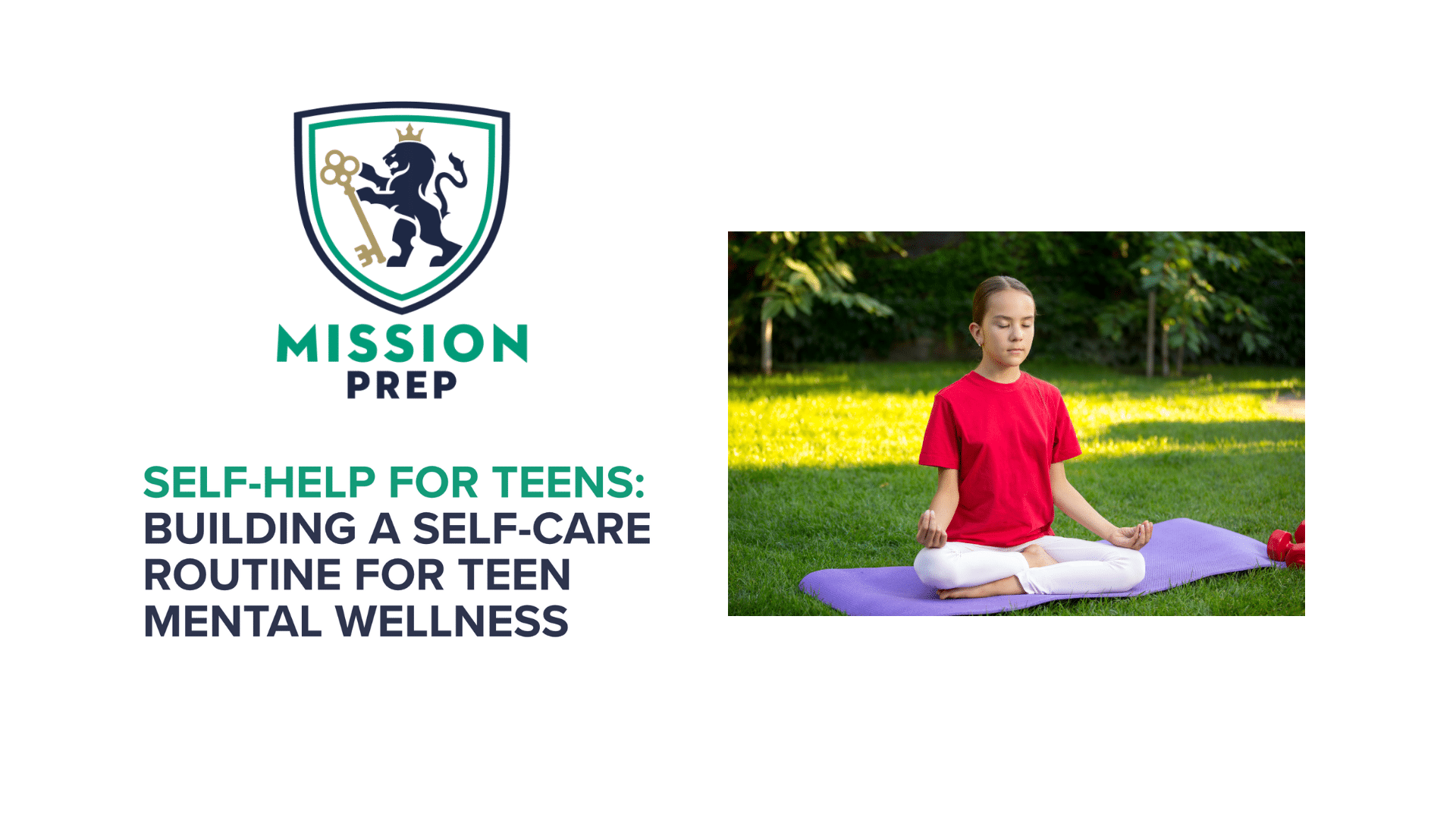 Self-Help for Teens: Building a Self-Care Routine for Teen Mental Wellness