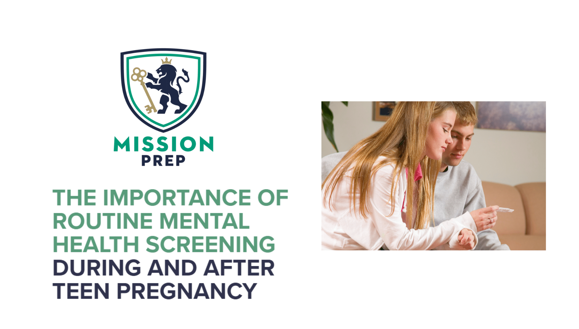 Teen Pregnancy and Mental Health: Why Screening Matters