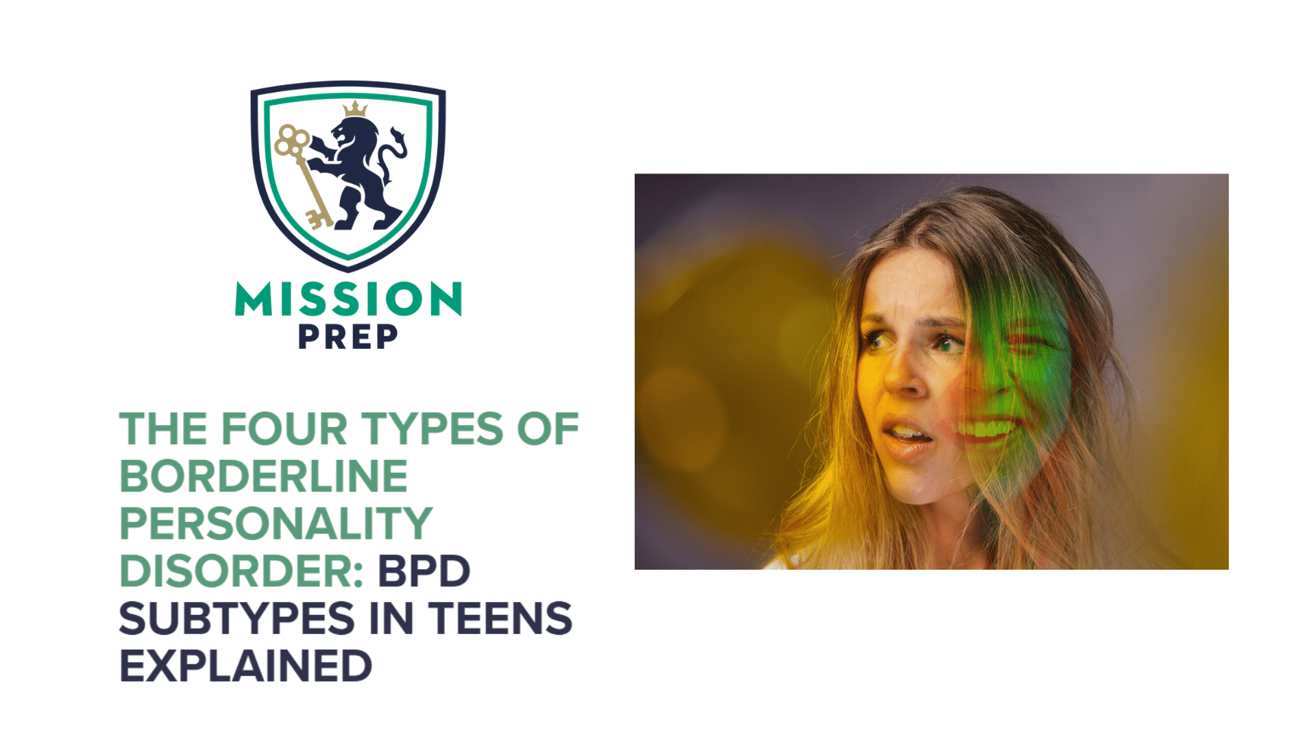 The Four BPD Subtypes in Teens