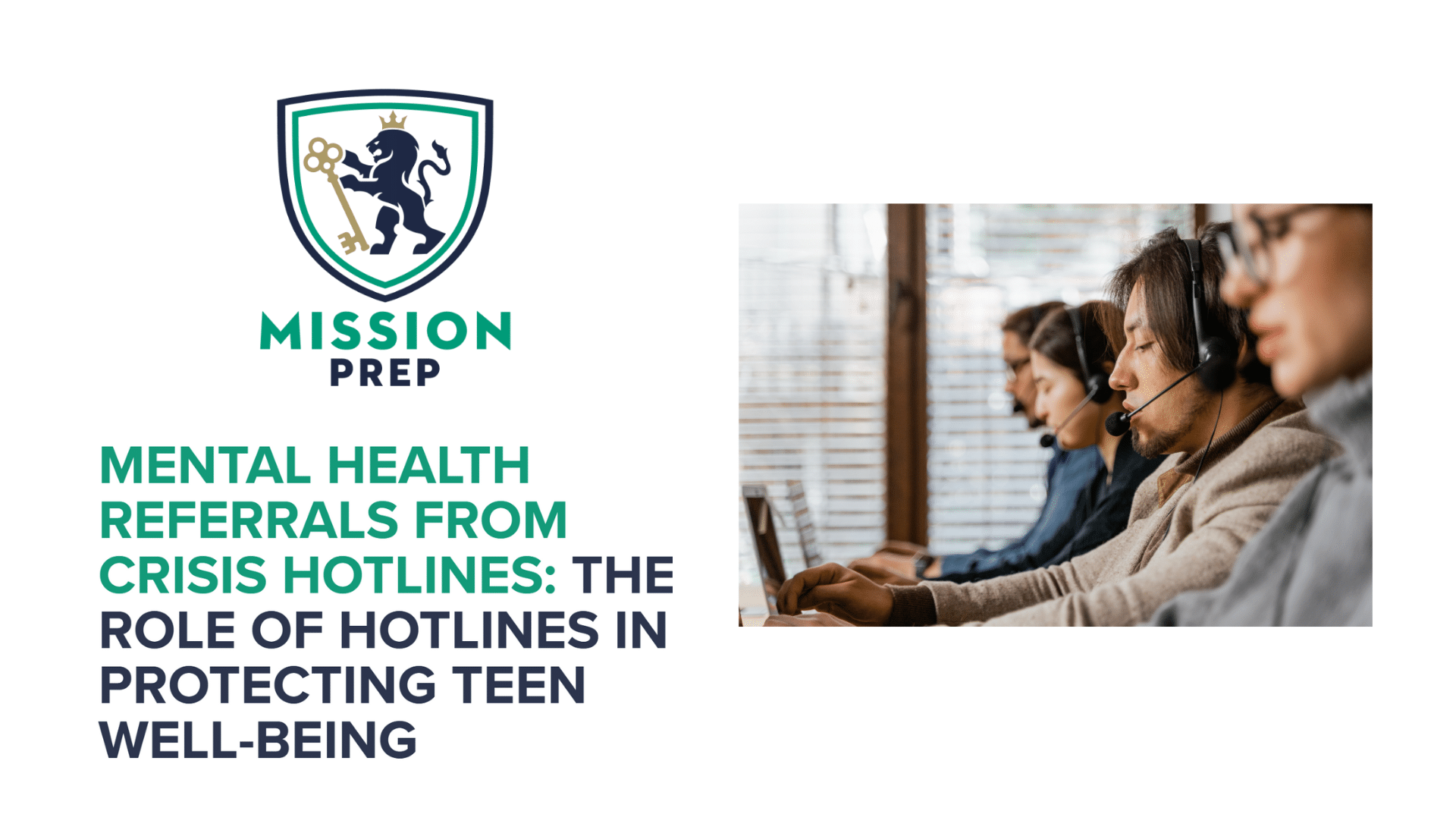 Mental Health Referrals From Crisis Hotlines